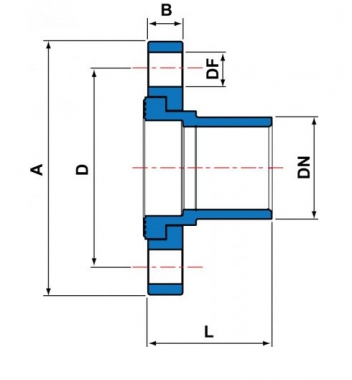 Hidrovar - Flange Macho PVC-U Industrial